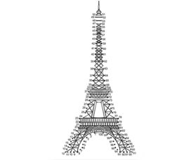 Eiffel Tower Dot-to-Dot | Kidstir